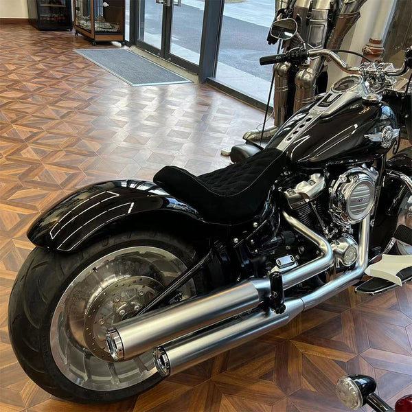 Long Rear Fender With Brake Turn Lights For Harley Davidson Fatboy Bre ...